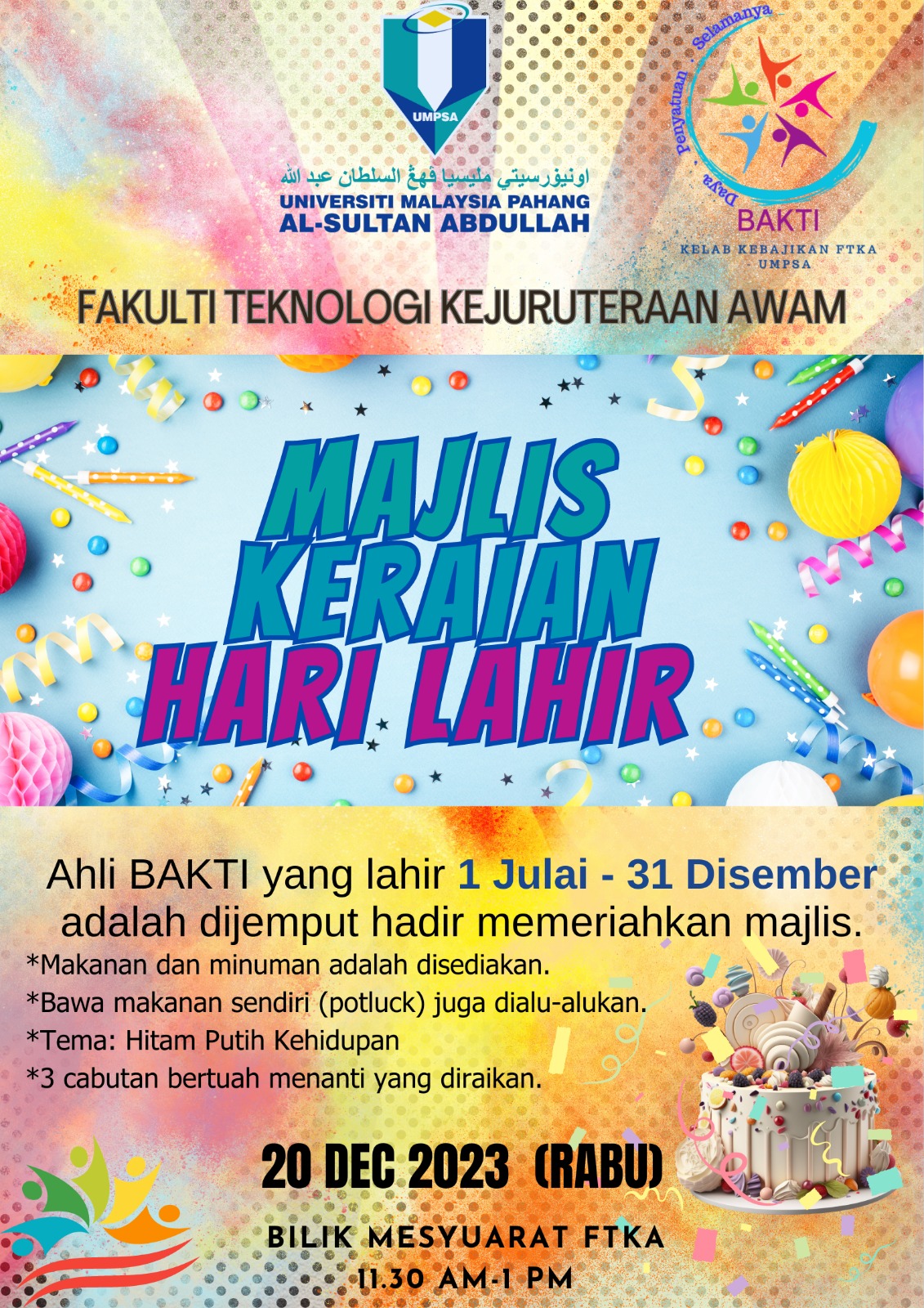 FTKA - Faculty of Civil Engineering Technology - Majlis Keraian Hari ...